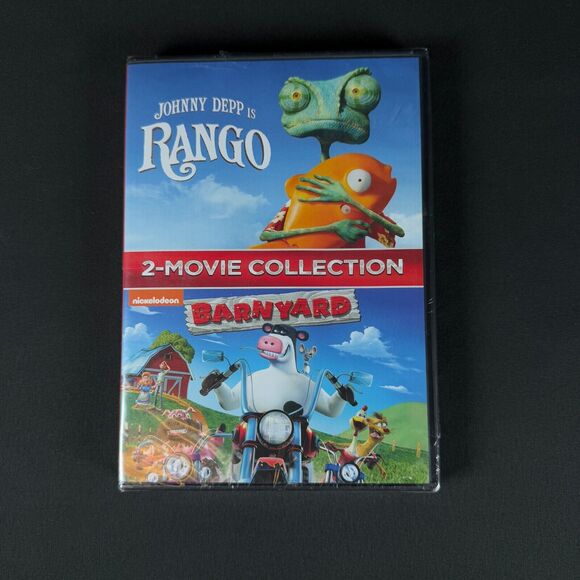 Media | 2 Movie Film Collection Rango And Barnyard Widescreen Edition ...